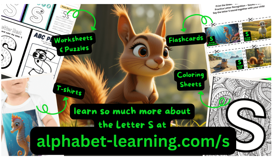 The Letter S | Alphabet Learning