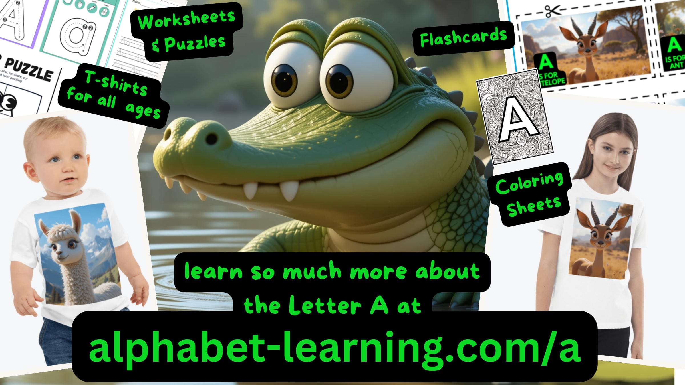 The Letter A | Alphabet Learning